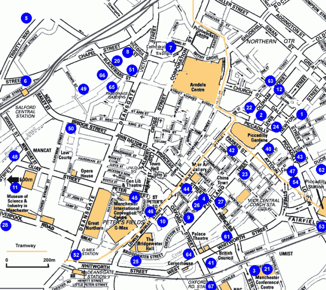 Map Of Manchester City Mo